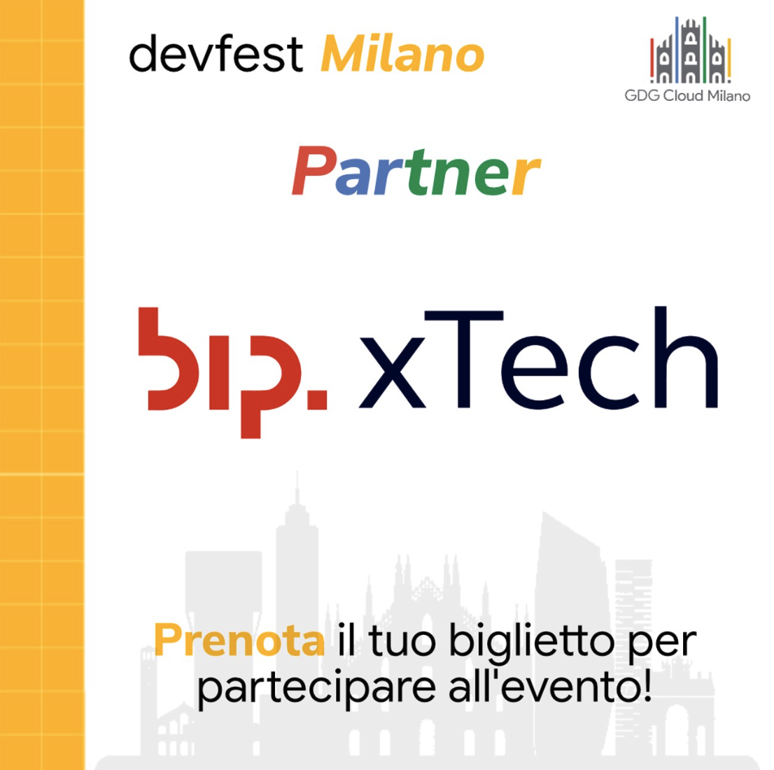 GDG Cloud Milano organizza la “devfest Milano”! - Bip xTech